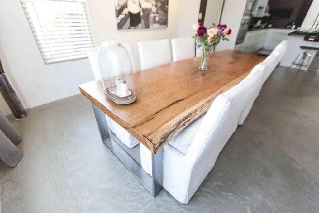 Live Edge Alligator Juniper Dining Table | Porter Barn Wood