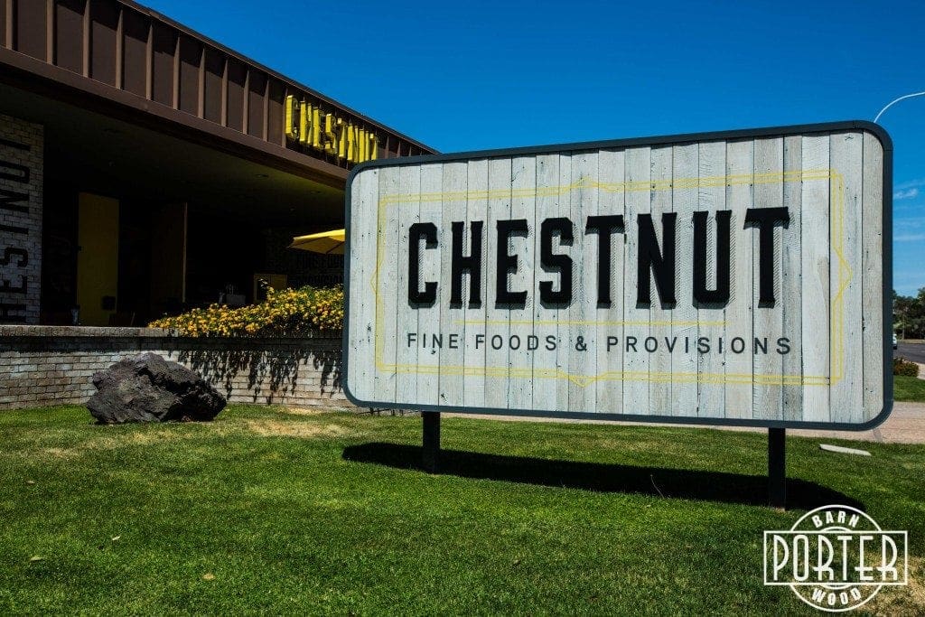 Chestnut Sign | Porter Barn Wood