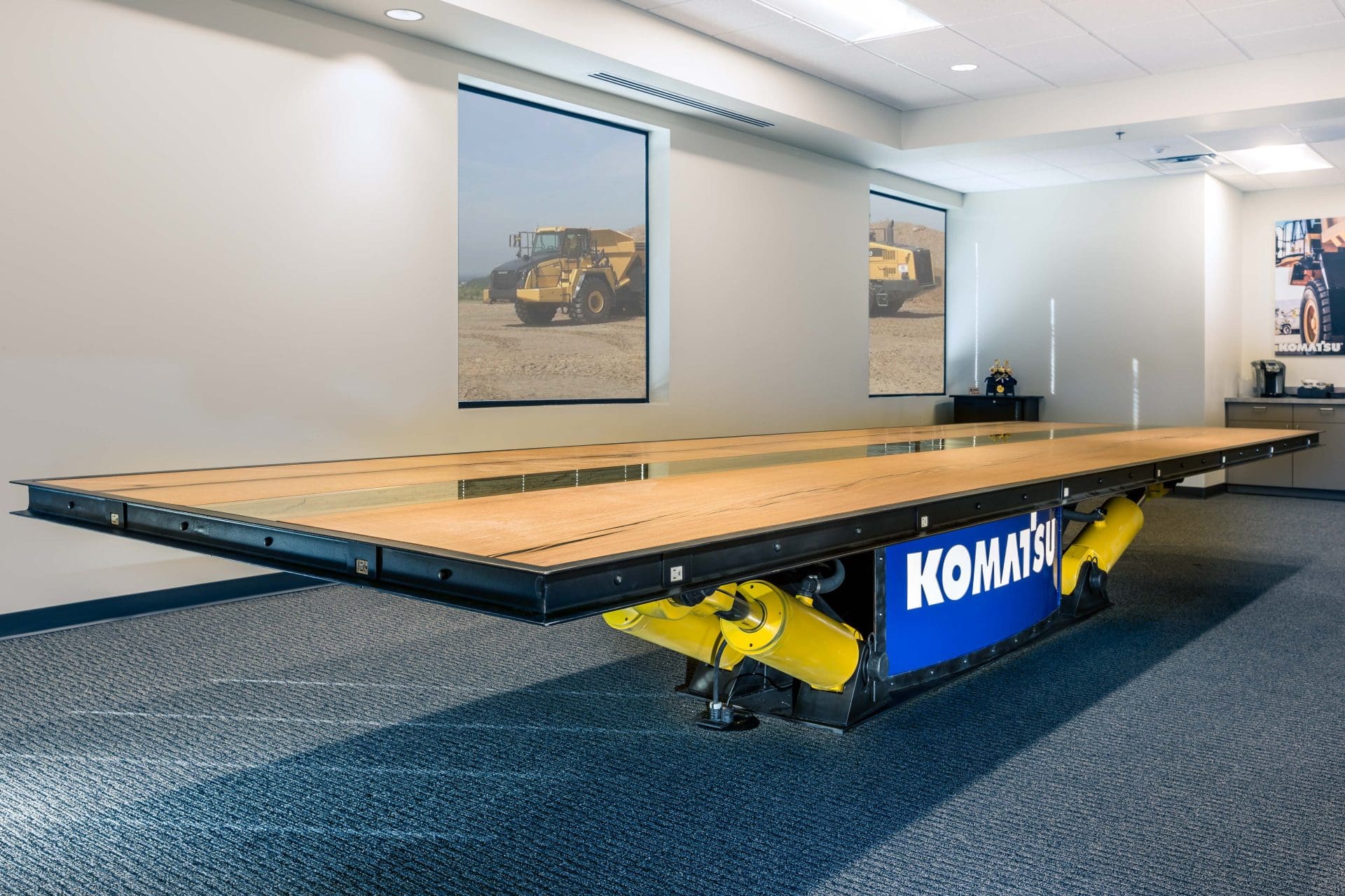Road Machinery Conference Table | Porter Barn Wood