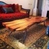 Alligator Juniper "Tusk" Base Coffee Table | Porter Barn Wood