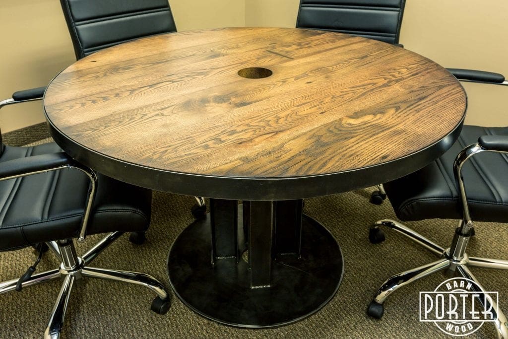 Rocket B2B Round Table | Porter Barn Wood