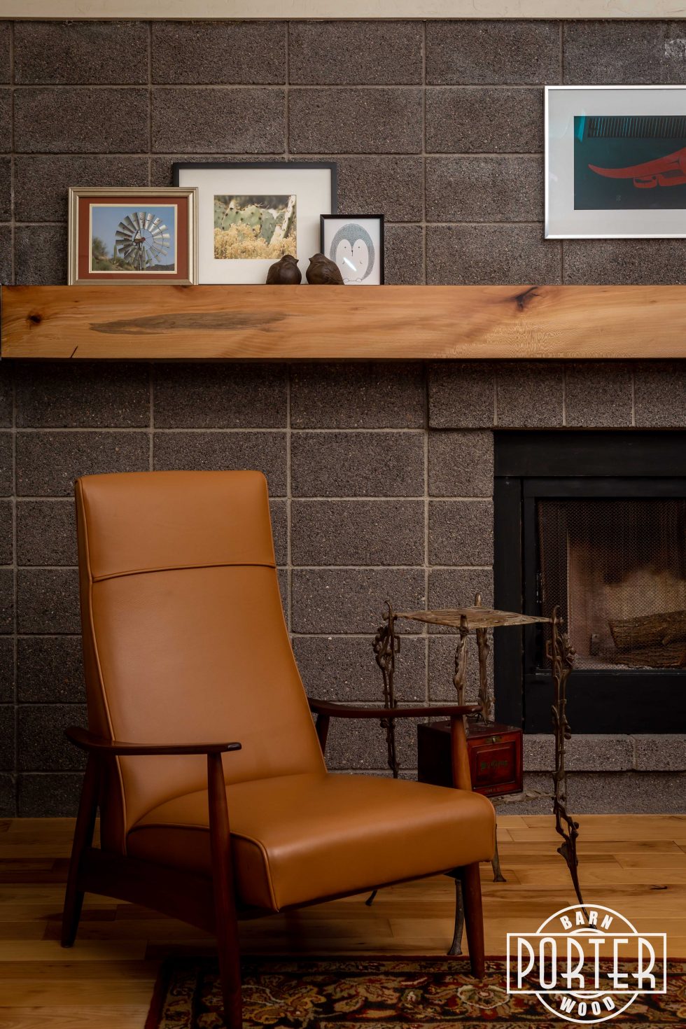 Sycamore Box Mantel | Porter Barn Wood