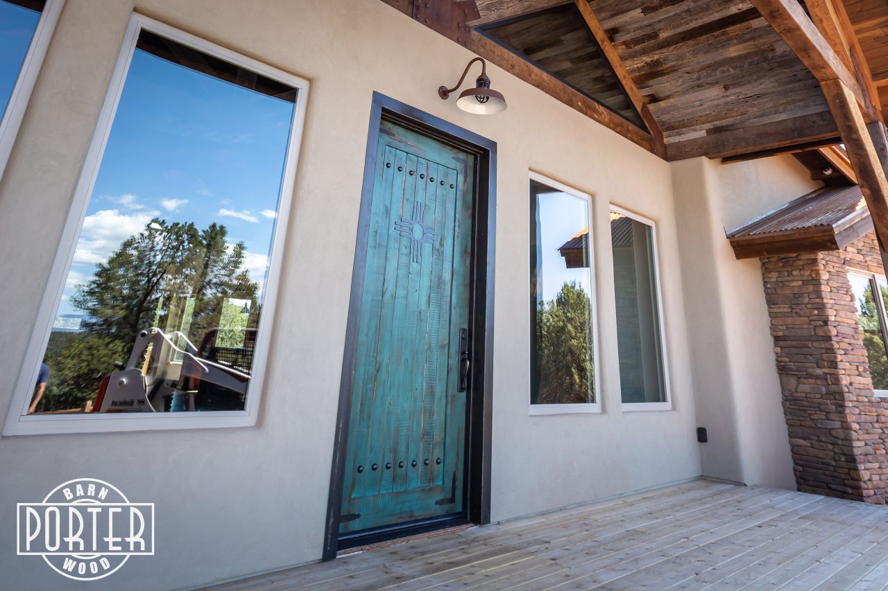 Sedona Custom Front Door | Porter Barn Wood