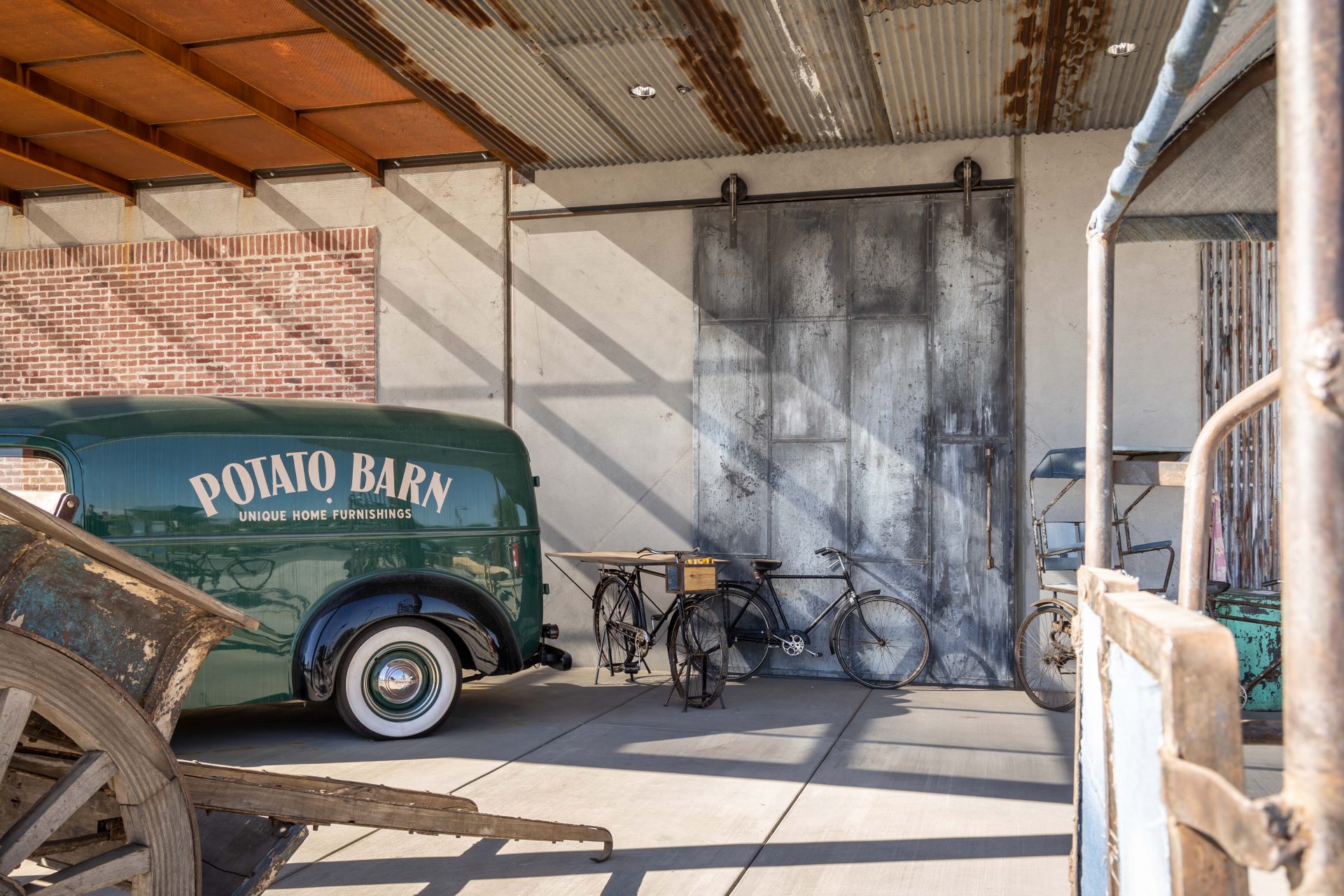 Potato Barn Steel Doors - Mesa | Porter Barn Wood