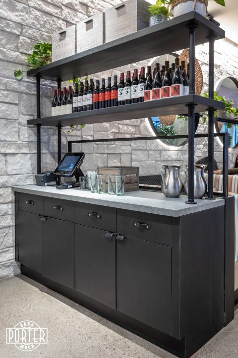 Blanco Downtown Steel Server Stations | Porter Barn Wood