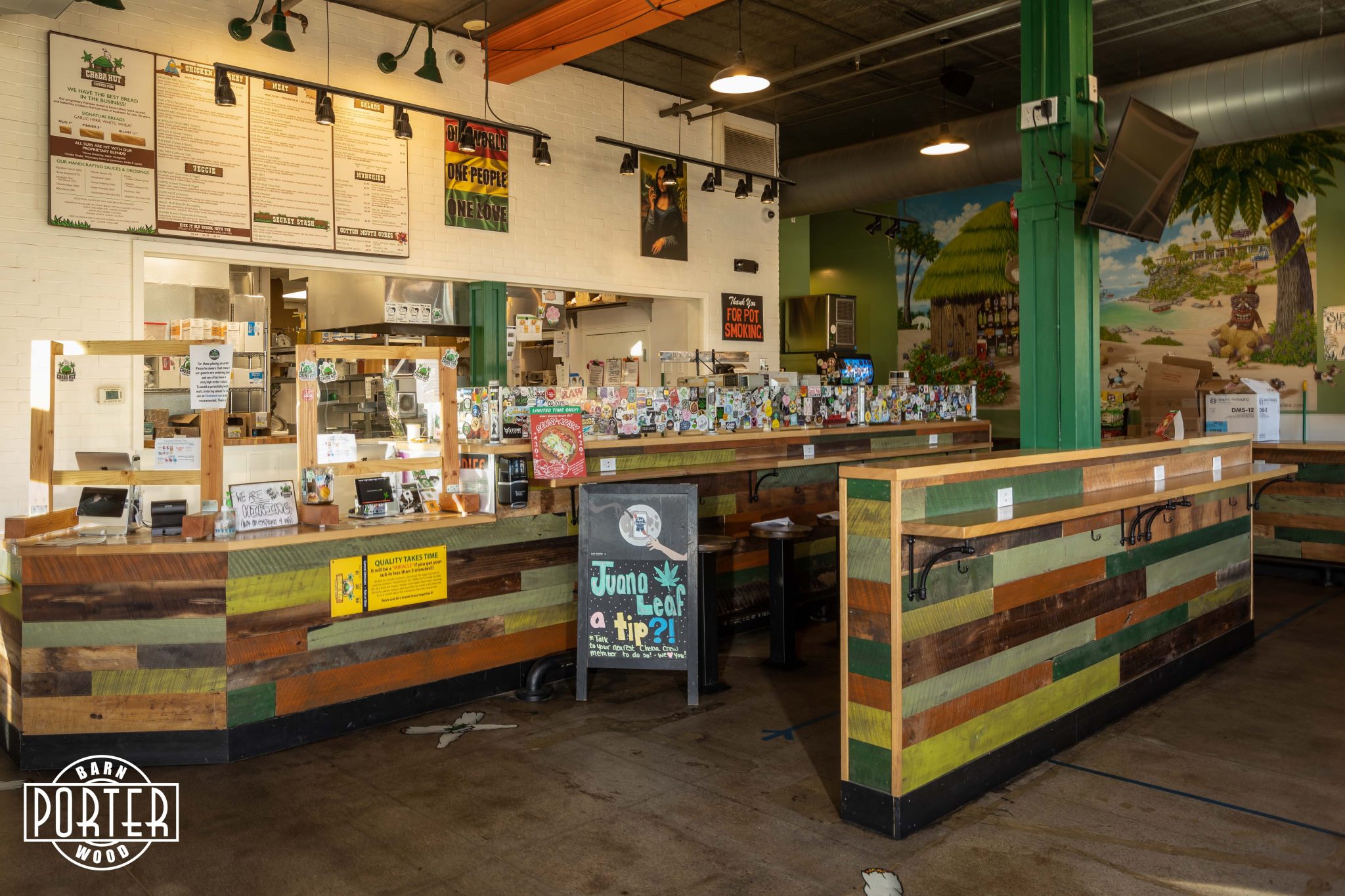 Cheba Hut Chandler | Porter Barn Wood