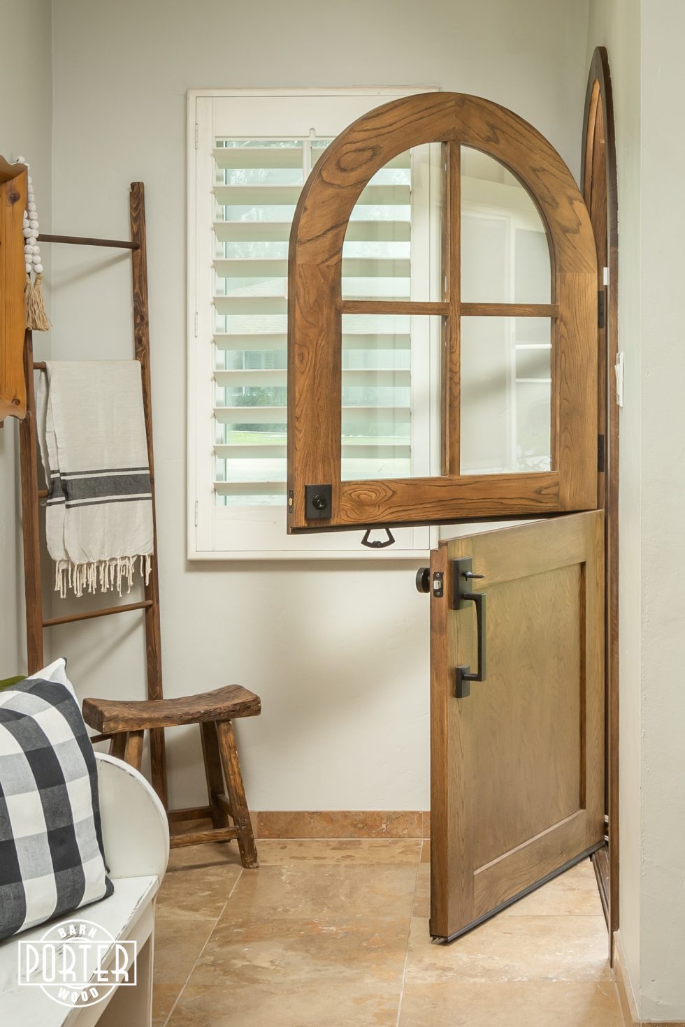 arched top dutch door Archives | Porter Barn Wood
