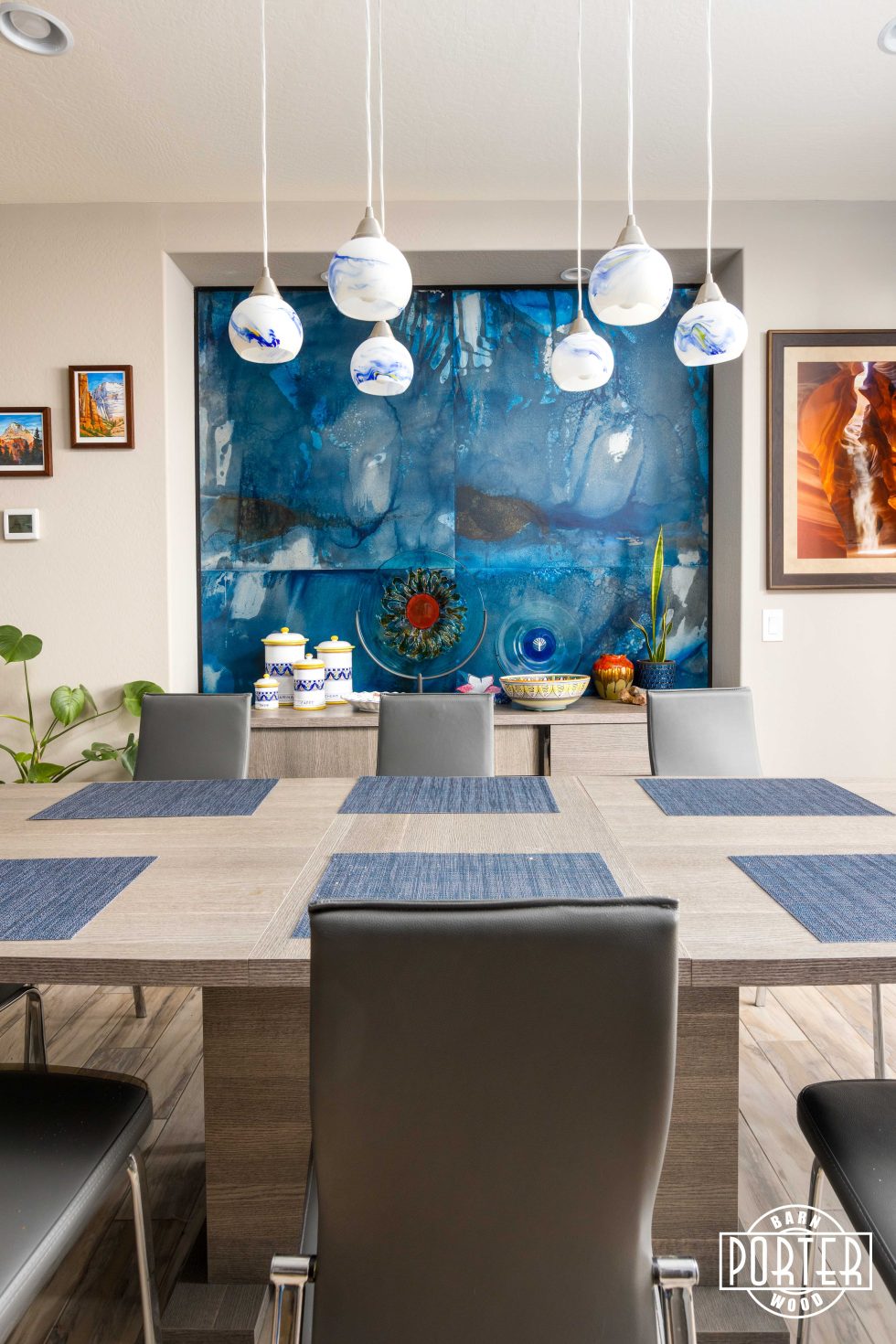 Blue Metal Niche | Porter Barn Wood