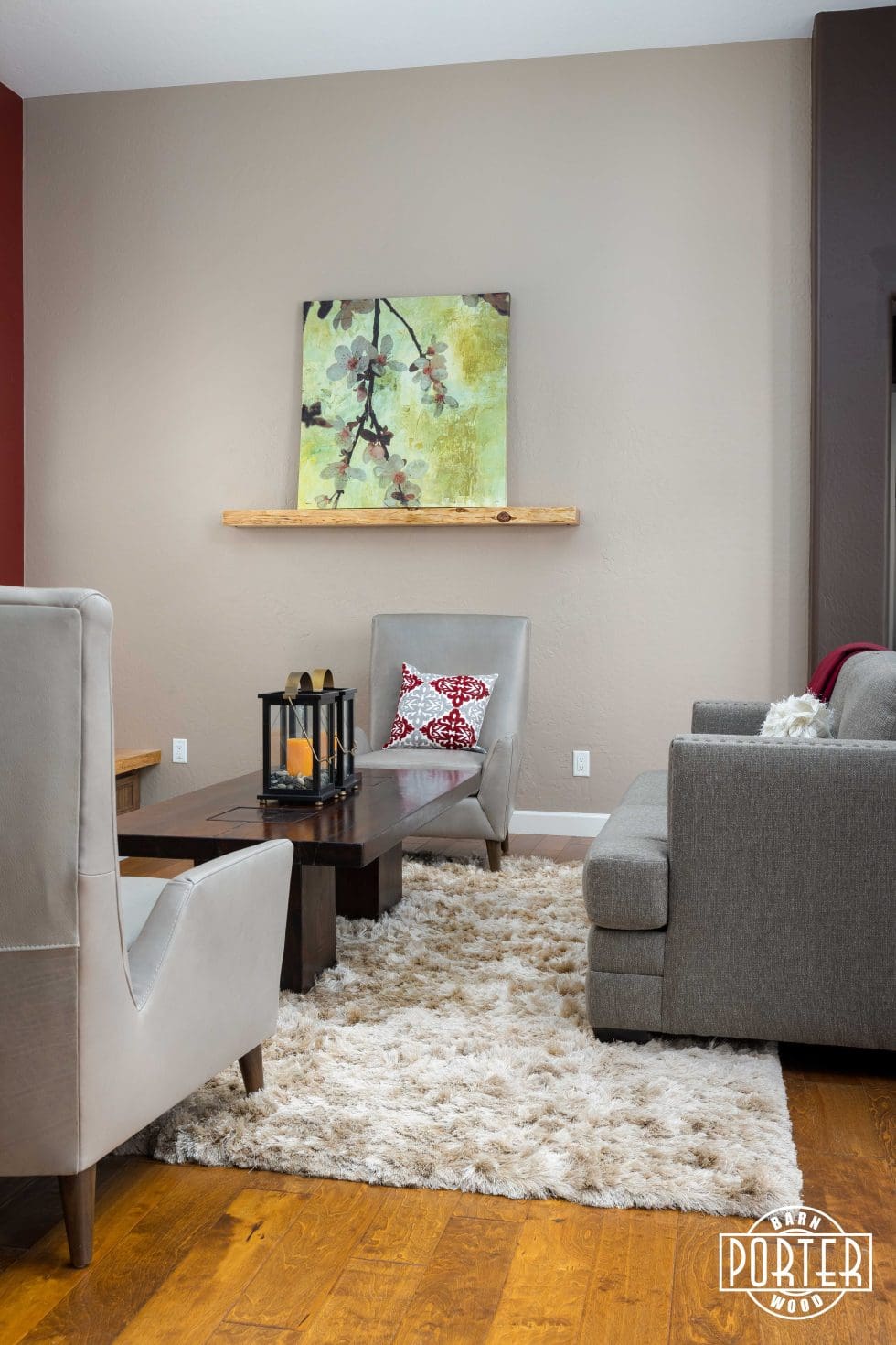 Live Edge CEDAR Picture Ledge | Porter Barn Wood