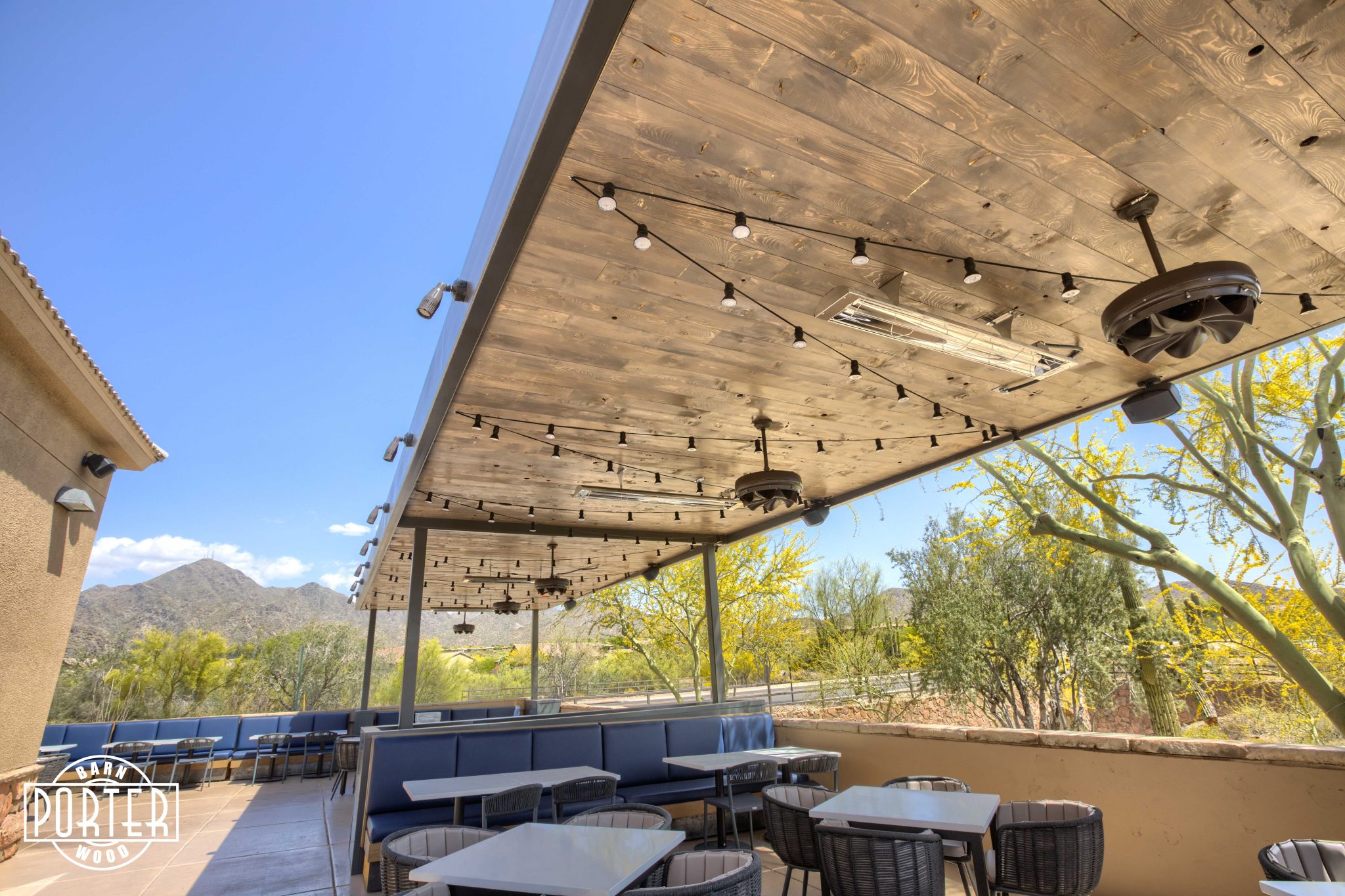 Thompson 105 Patio Ceilings | Porter Barn Wood
