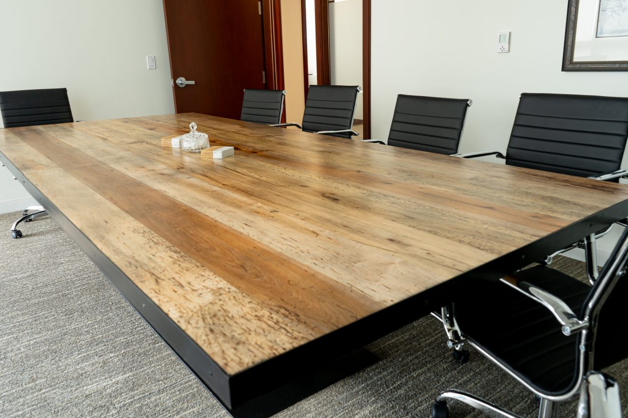 Reclaimed wood Conference Table | Porter Barn Wood
