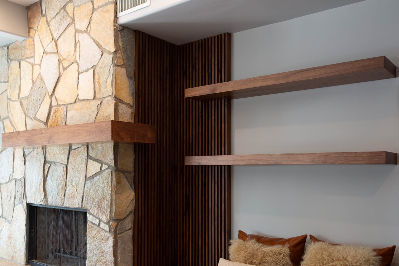 Walnut Open Shelving | Porter Barn Wood